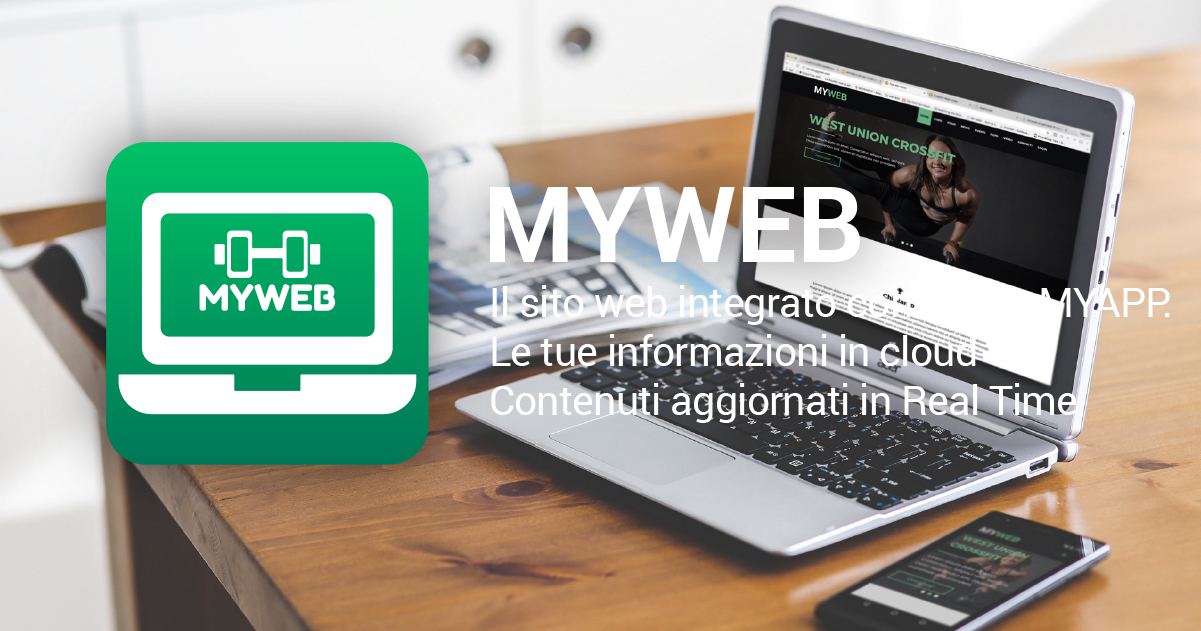 MYWEB Il sito per la tua palestra o box - APP applicazione box e palestre