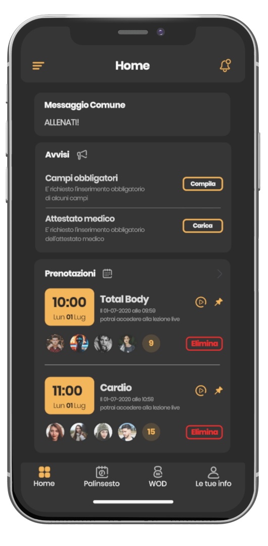 APP Palestre - Gestionale e Applicazione per box, palestre e centri ...