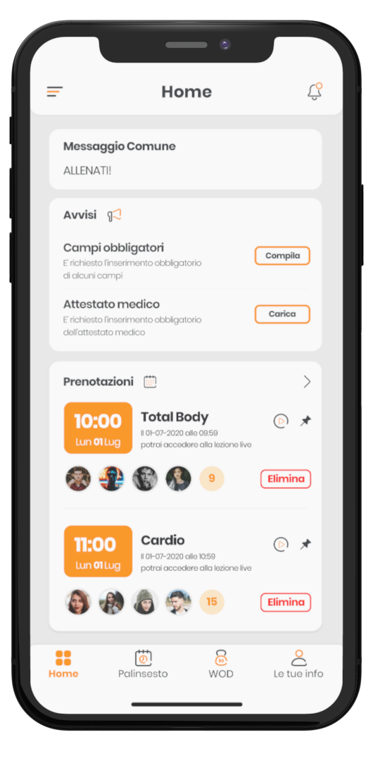 APP Palestre - Gestionale e Applicazione per box, palestre e centri ...